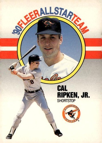 1990 Fleer #8 Cal Ripken, Jr. '90 Fleer All-Star Team | eBay