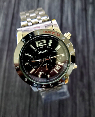 New In Box Stauer 38061 Jet Setter Chronograph Mens Watch | eBay