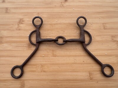 Dutton Handmade Loomis Shank Lifesaver Mouth Western Horse Bit ~ 5" | eBay