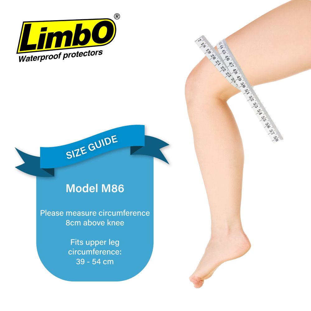 LimbO Waterproof Knee Protector for Dressings - Shower Cover | eBay UK
