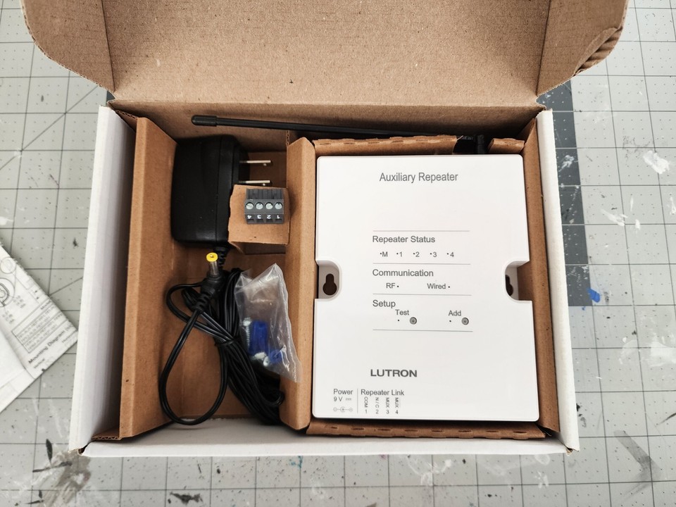 Lutron RadioRA 2 Auxiliary Repeater (RR-AUX-REP-WH) 27557774666 | eBay
