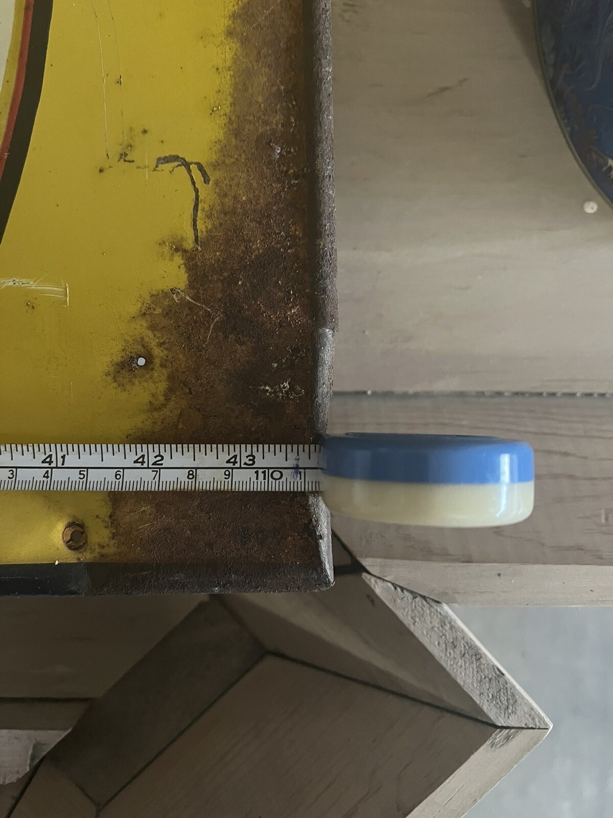 VTG Drink NEHI Bev Soda TinMetal Embossed Ad Sign 43”x 17”Donaldson Art ...