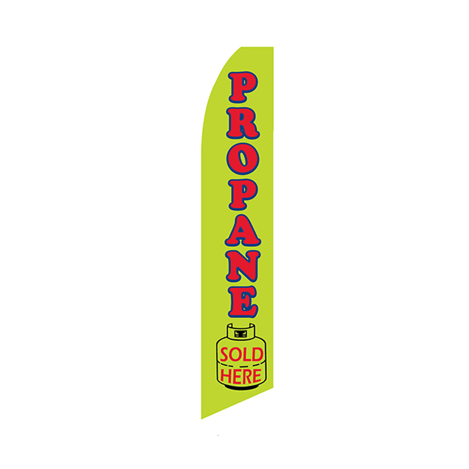 Propane Sold Here Flag Flutter Feather Banner Swooper | eBay