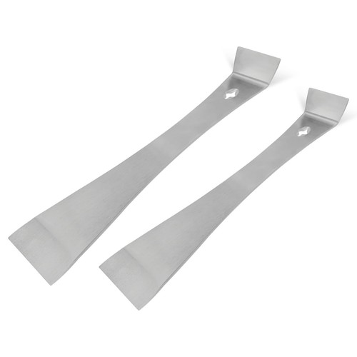 2-Piece 17005 Stainless Steel Pry Bar Scraper Set, 9.25" and 6.7" Trim ...