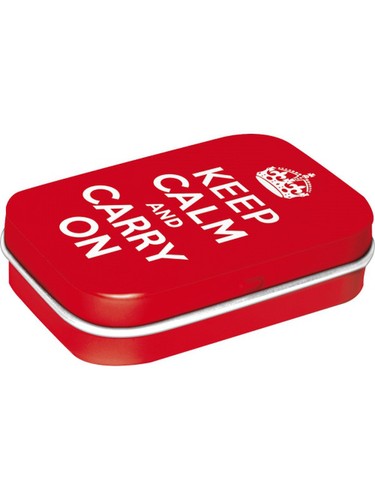 Nostalgic-Art Licensed Product Metal Mint Box KeepCalm 4x6x2cm (5181273 ...