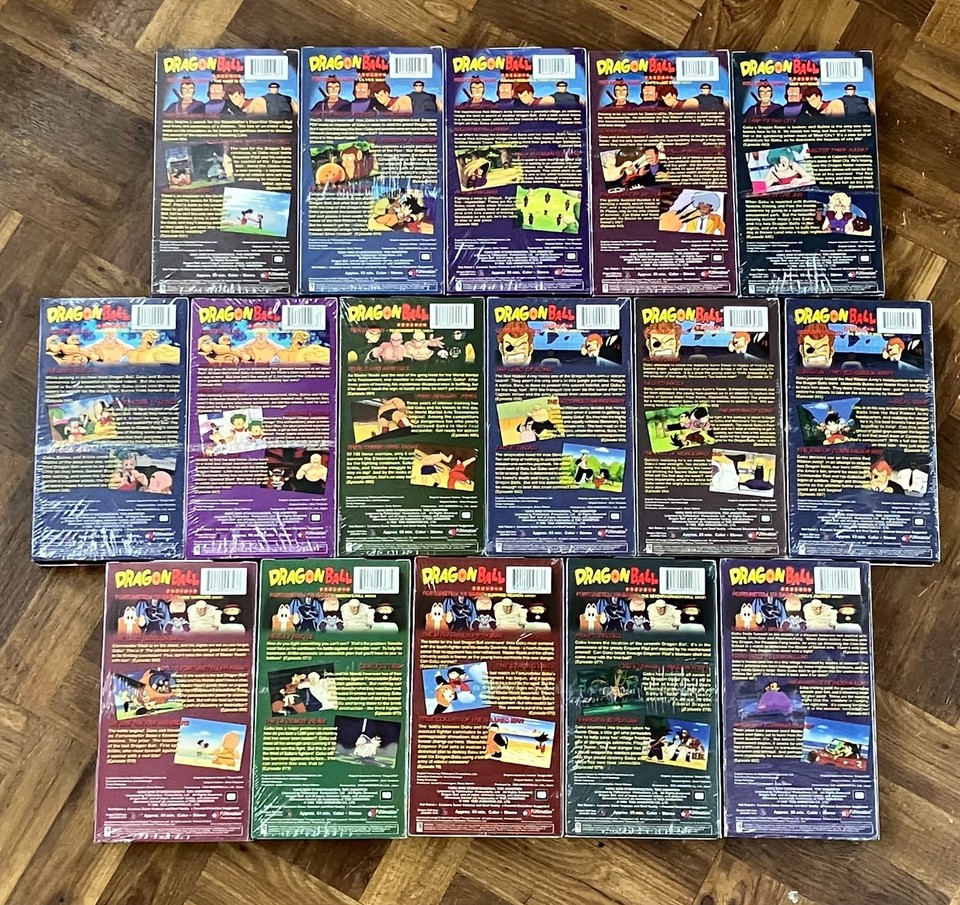 Dragon Ball Lot In Original Sealing Plastic - Red Ribbon Baba Tien ...