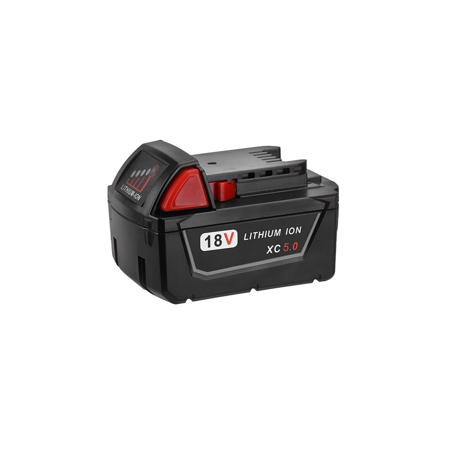 18V For Milwaukee 5.0Ah Lithium-Ion Battery M18B5 48-11-1890 / M12-18C ...