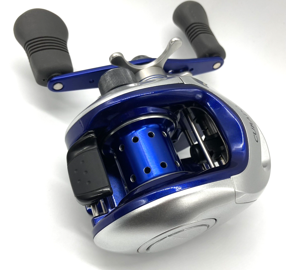 SHIMANO 09 CURADO 201 TypeJ Left Handed Bait Casting Reel with Box ...