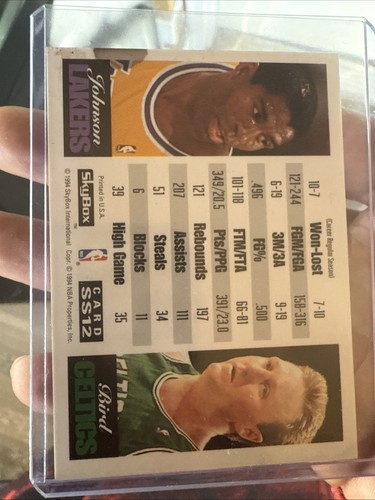 1994 Skybox International Showdown Series Johnson Vs Bird Card | eBay