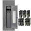 Square-D 200-Amp 40-Space 80-Circuit Indoor Main-Breaker Panel Box Load ...