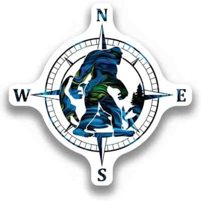 BIGFOOT Compass Vinyl Decal Sticker, Decals for off-road SUV - North ...