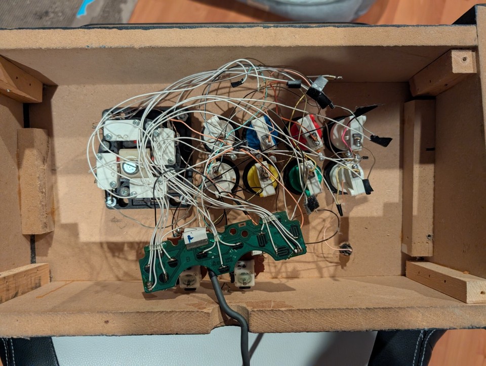 MAS Arcade Fight Stick Joystick Happ Competition PS2 | eBay