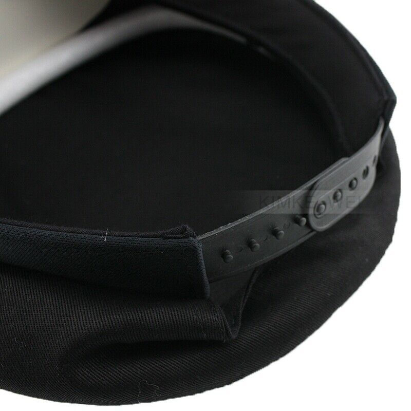 Black Yacht Captain Skipper Navy Sailor Boat Cap Hat Costume Adjustable ...