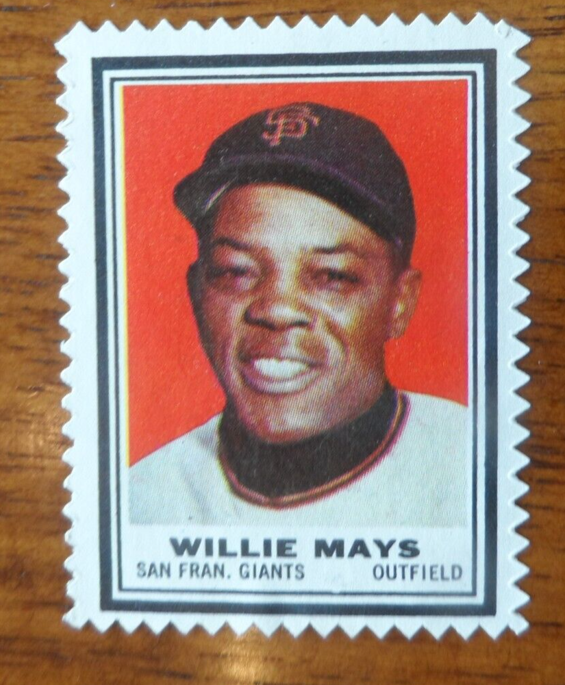 1962 TOPPS BASEBALL STAMP WILLIE MAYS SAN FRANCISCO GIANTS S-50 | eBay