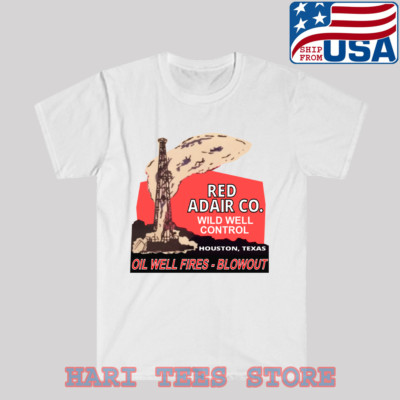 Red Adair Men's White Size S to 5XL | eBay