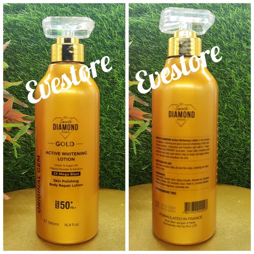 Smooth Diamond Paris Gold Acne Touch Spot Whitening Body Lotion 500ml ...