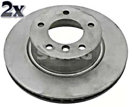 SWAG x2 pcs Brake Disc Front For BMW E81 E82 E87 E88 E90 03-13 ...