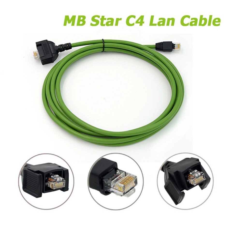 LAN Diagnostic Cable for MB Star C4 SD Connect Tool Multiplexer Network ...