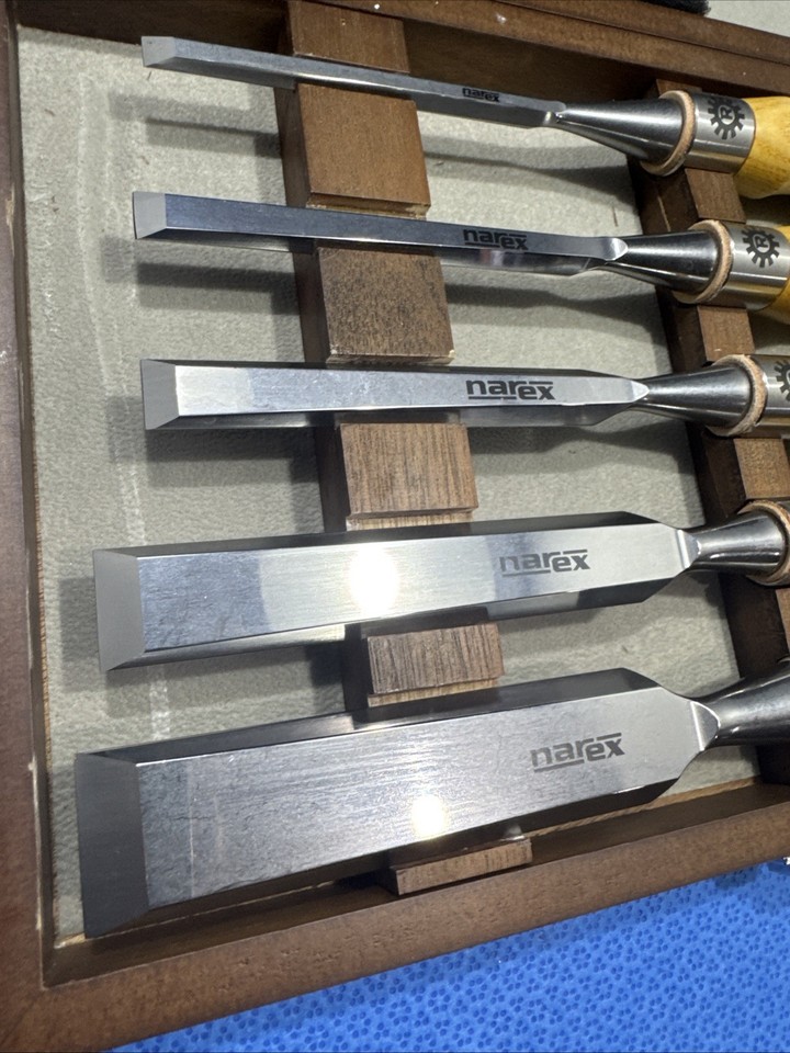 Narex 853600 Richter Extra Bevel Edge Chisel 5 Piece Boxed Set | eBay