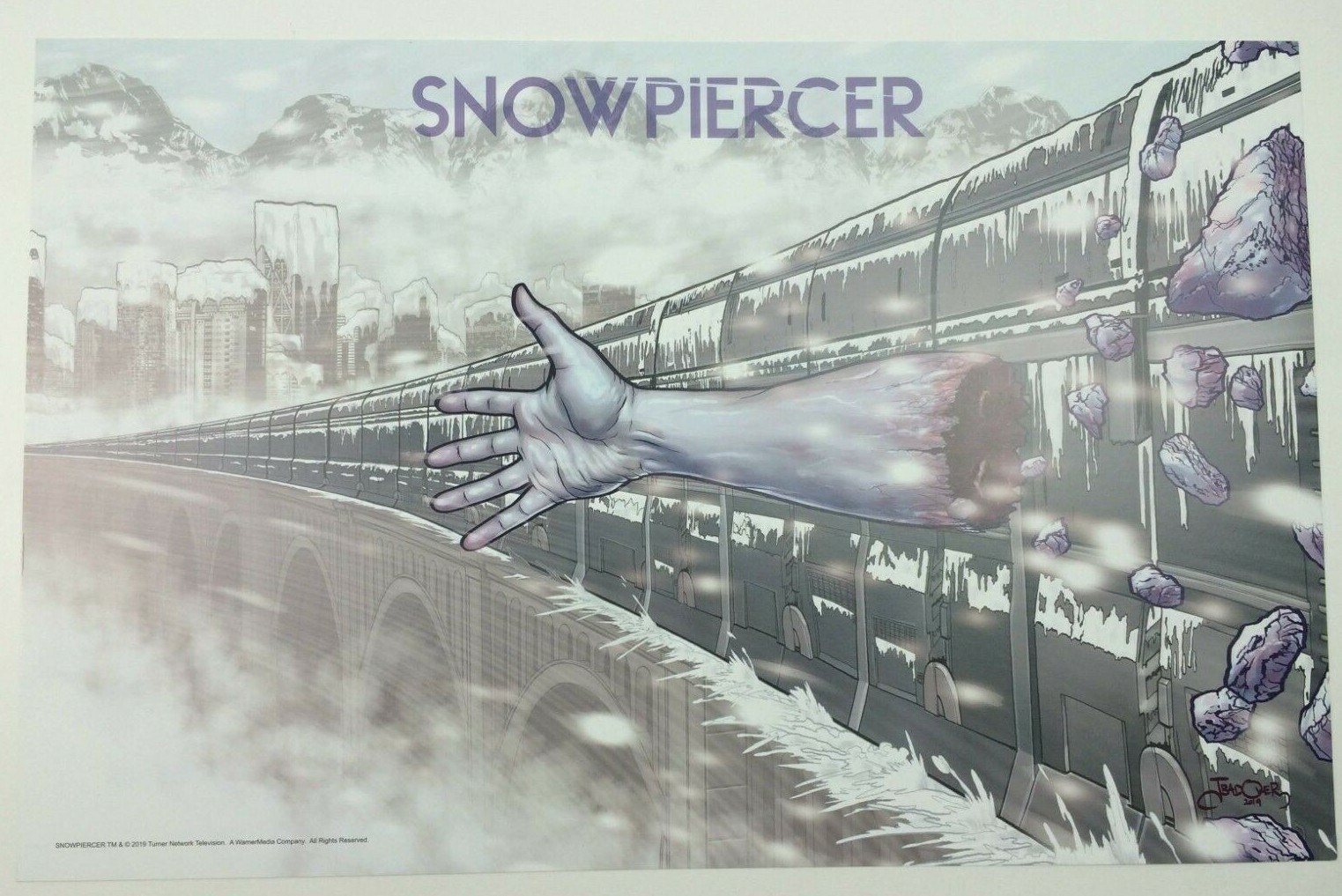 Snowpiercer 17 x 11 Poster 2019 NYCC tbs Severed Arm Jennifer Connelly ...