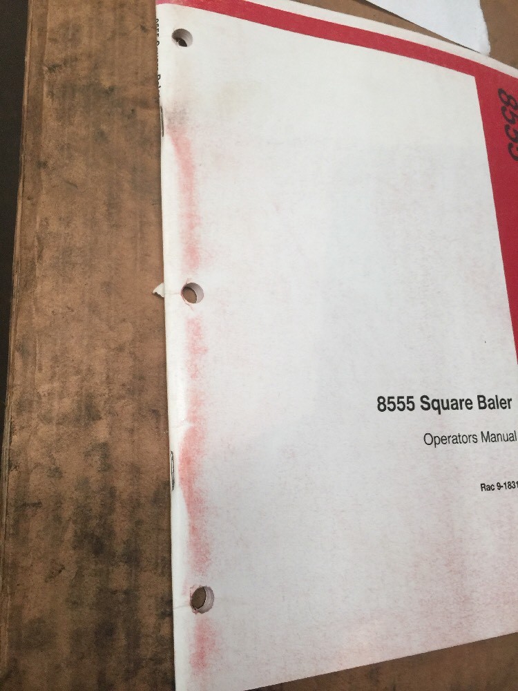 CASE/IH 8555 BALER OPERATOR'S MANUAL "NEW" NOS | eBay