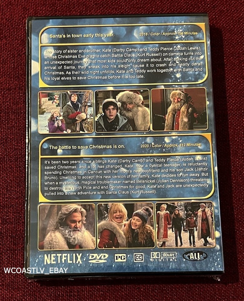 The Christmas Chronicles 1 and 2 DVD Movie Set New | eBay