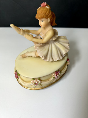 Vintage 1985 Lefton porcelain Ballerina music box ' Emperors Waltz' | eBay