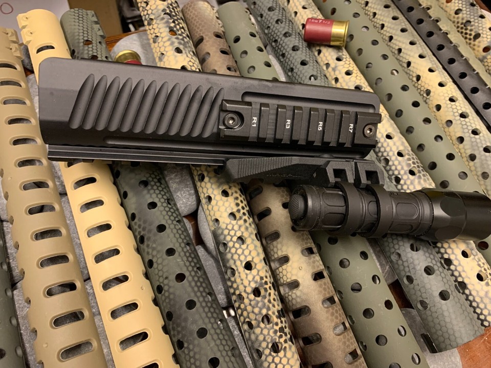 SUREFIRE TORCH + Aluminum Remington 870 Forend Flashlight HEAVYWEIGHT ...