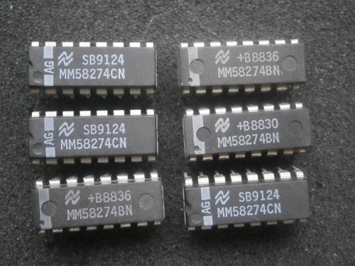 1 x MM 58274 N - Microprocessor Compatible Real Time Clock original NS Dip 16 | eBay
