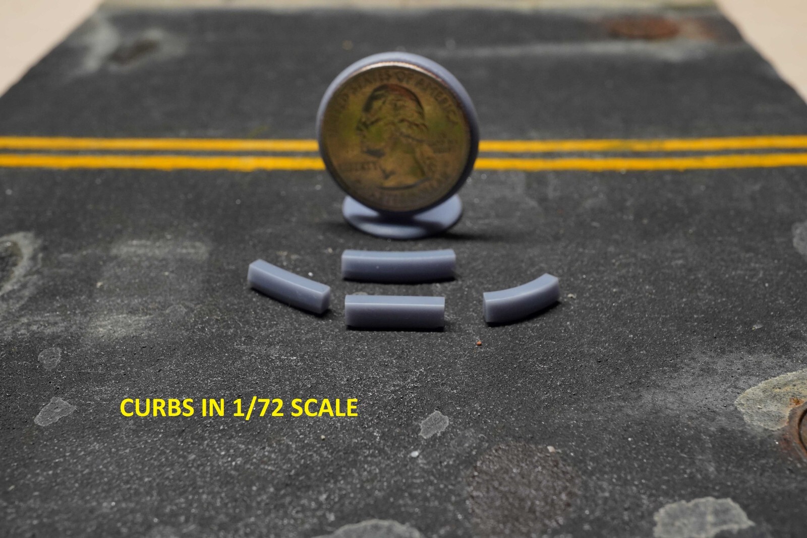 EUROPEAN STYLE ROAD CURBS DIORAMA SCALE 1:35 O(1:48) 1/72 HO(1/87 ...
