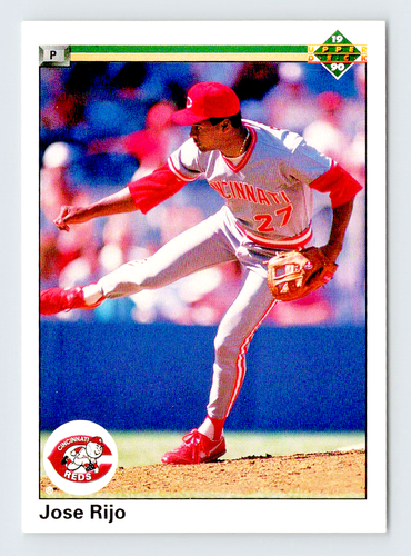 1990 Upper Deck Card, #216 Jose Rijo, Cincinnati Reds Hall of Fame | eBay