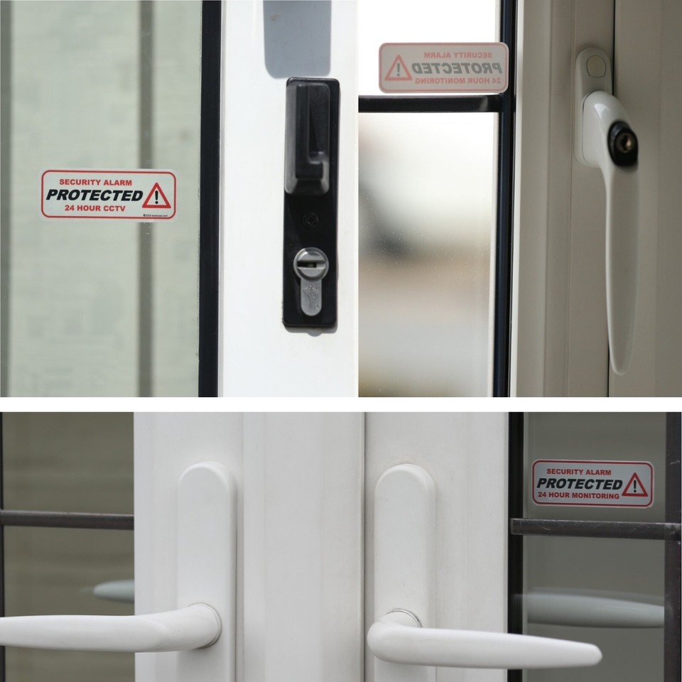 2 x WINDOW WARNING STICKERS INTERNAL GPS TRACKER OBD PORT DISABLED ...