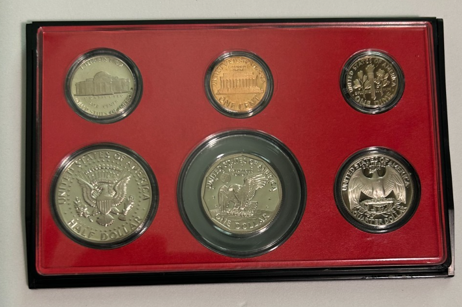 1979 US PROOF Set Six Coins in Original Case 1c, 5c, 10c, 25c 50c $1 | eBay