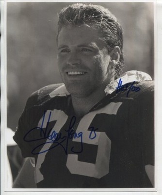 FOOTBALL turned actor HOWIE LONGsigned AUTOGRAPH 3954 | eBay