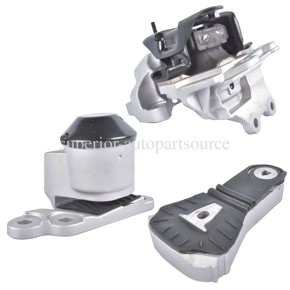 Set of 3 Engine Motor & Transmission Mounts for Ford Explorer 2016-2019 ...