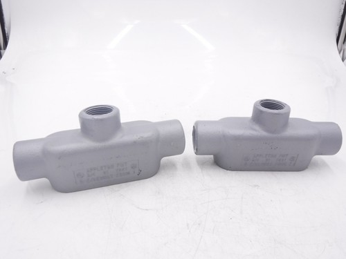 2 Pack Appleton 3/4" FM7 Cast Steel Conduit Body TB27 | eBay