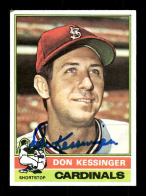1976 Topps St. Louis Cardinals 574 Don Kessinger Signed Auto Autograph ...