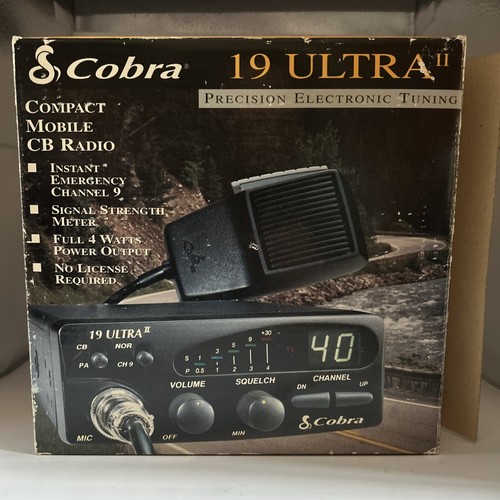 Rare COBRA 19 ULTRA II CB RADIO Complete in Box | eBay