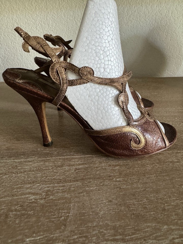 Max Studio Genuine Fine leather Women's Sandals Shoe Size 6.5 | eBay