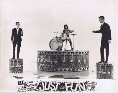 JUST FOR FUN Original Australian Lobby Card #6 Mark Wynter Bobby Vee ...