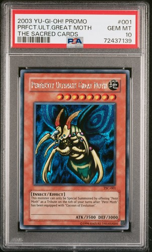 2003 YU-GI-OH! PROMO THE SACRED CARDS #001 PERFECTLY ULTIMATE GREAT ...