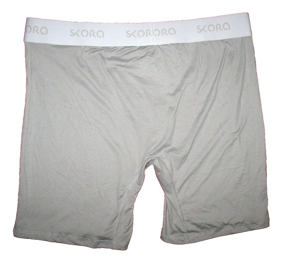 SKORA -XL 40-42 - GRAY - PERFORMANCE STRETCH MESH POUCH LONG BOXER ...