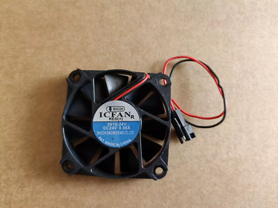 1pc ICFAN 0610-24 DC24V 0.08A 6cm 6010 cooling fan 2-wires | eBay