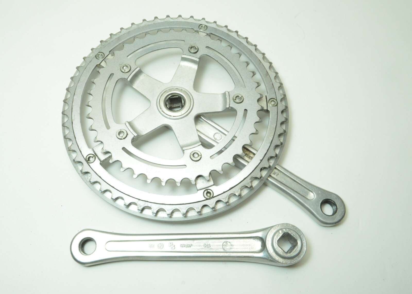 SR SAKAE UNIVEGA FLUTED BICYCLE 170 MM 52/40 TOOTH JIS CRANKSET 118 MM ...