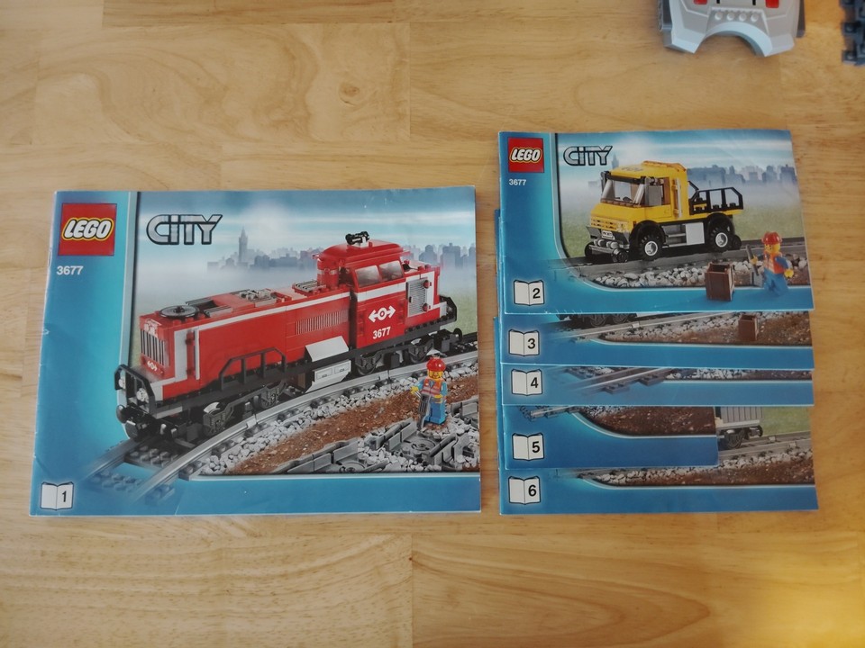 Lego 3677 Red Cargo Train 100% Complete Set Authentic Lego 🚆 | eBay
