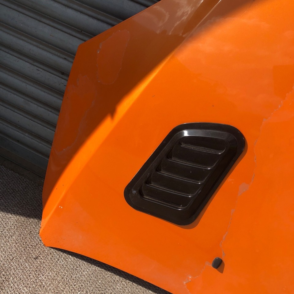 FORD FOCUS ST 225 MK2 2.5 PETROL BONNET HOOD PANEL ORANGE SURROUND 2005 ...