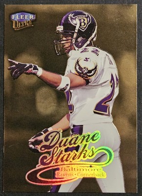 1999 Fleer Ultra Gold Medallion #41G Duane Starks Baltimore Ravens | eBay