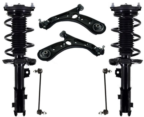 Front Struts Lower Control Arms & Sway Bar Links Fits Kia Forte GT 2020 ...