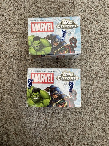 2025 Topps Chrome Marvel Comics 2 Blaster Boxes New and Sealed! FAST ...