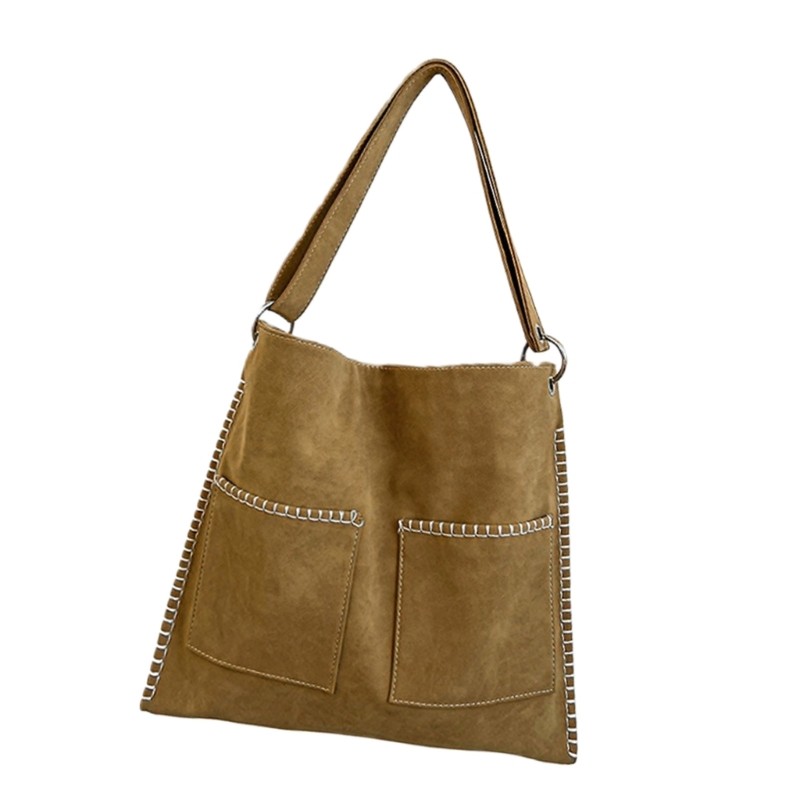 Fashionable Undrearm Bag Roomy Interior Soft Suedes Work Commuters ...